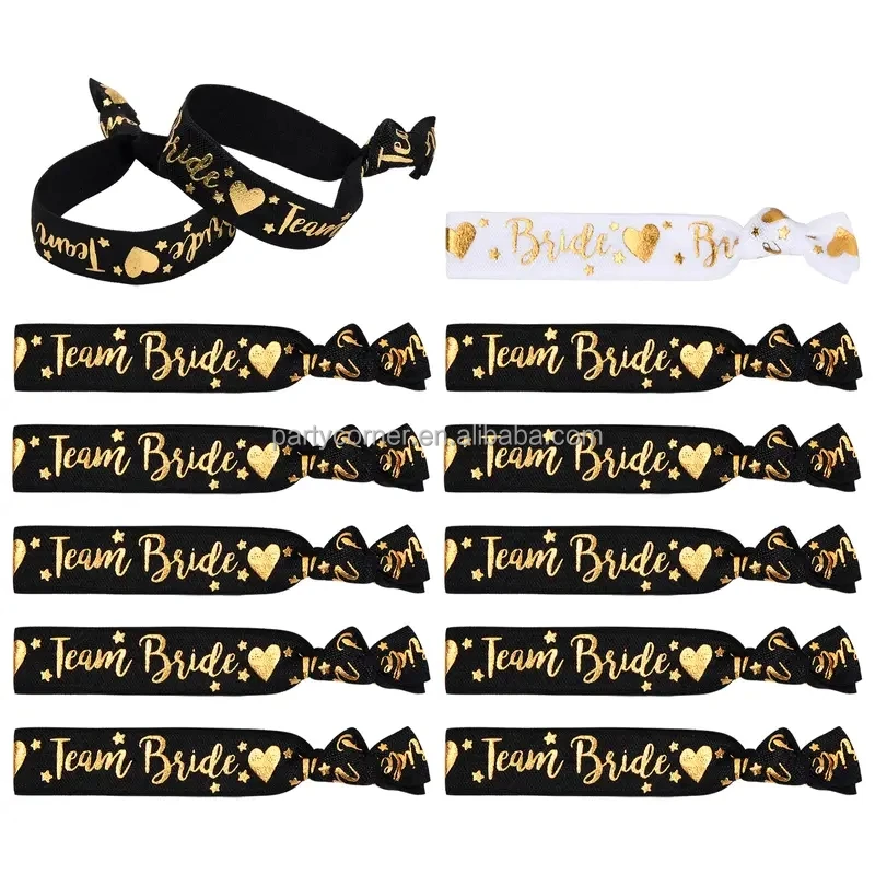 Team Bride Bracelet Bachelorette Party Bride To Be Decoration ...