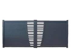 Customized House Garden Aluminium Bifold Gate Villa Aluminum Electric ...