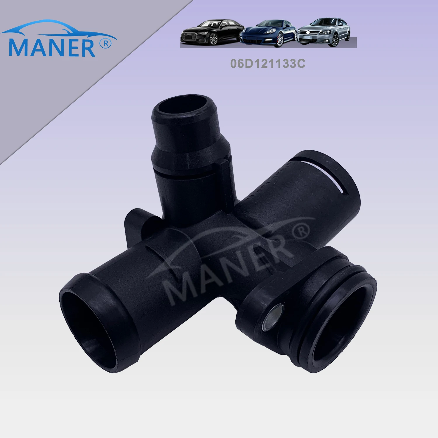 Maner Auto Engine Parts Thermostat Housing Coolant Flange Water Hose ...