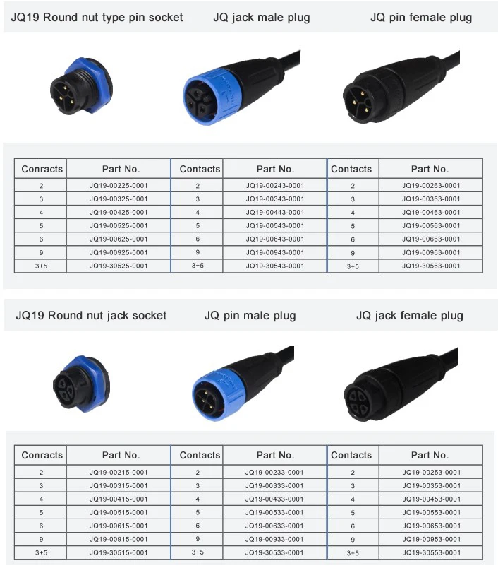 Different Sizes And Types Ip67 Ip68 Power Electrical Cable 2 3 Pin 4 ...