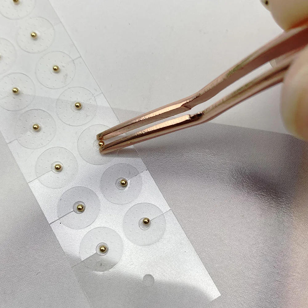 OEM Ear Seeds Kit Auricular Therapy Jewelry Gemstone Rainbow White ...