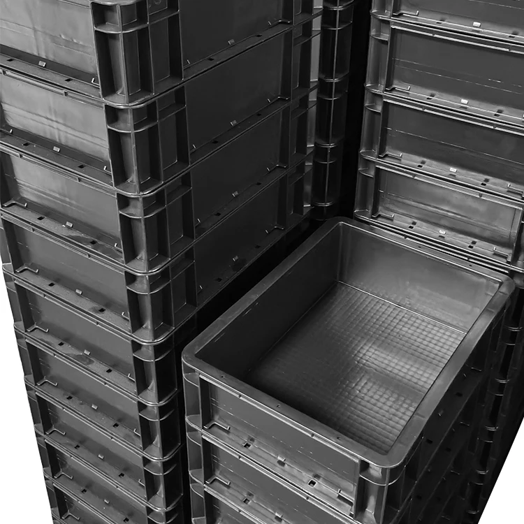 Electronic Anti-static Box Smt Rack Black Pcb Packing Storage Component ...