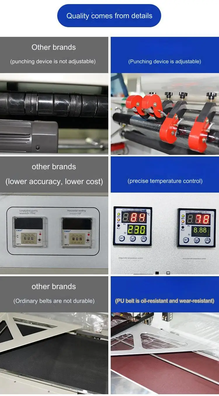 Vertical Sealing Machine External Air Source 0.5-0.7mpa Telescopic ...