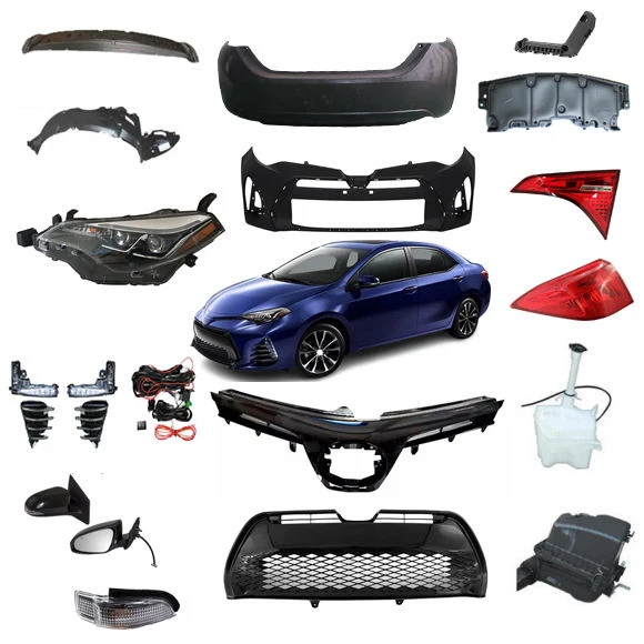 Toyota Corolla Car Body Kit - USA Version Headlight & Bumper