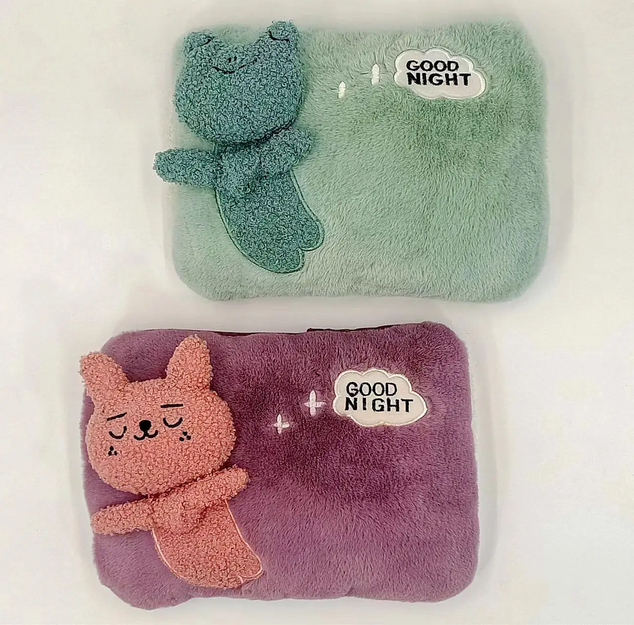 Lesheros 1350ml Cartoon Rabbit Rechargeable Electric Hot Heat Water Bag ...