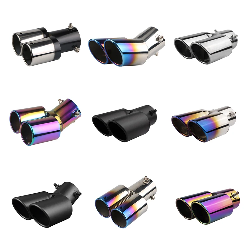 Universal Stainless Steel Chrome Trim Single Auto Modified Rear Tail ...