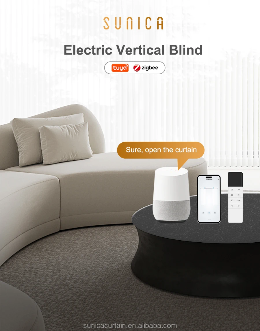 Motorized Vertical Blinds - Smart & Stylish Window Control