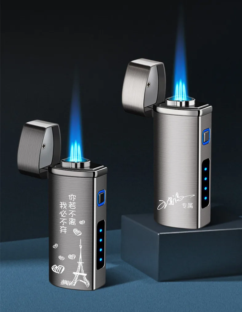 Triple Torch Cigar Lighters - Powerful, Rechargeable Flames