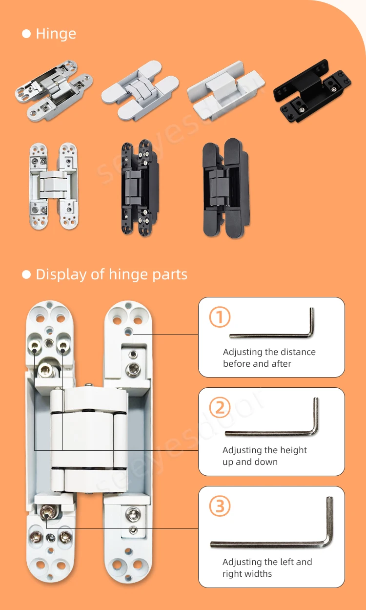 Seeyesdoor Modern Push Hidden Door for Hotels & Villa House