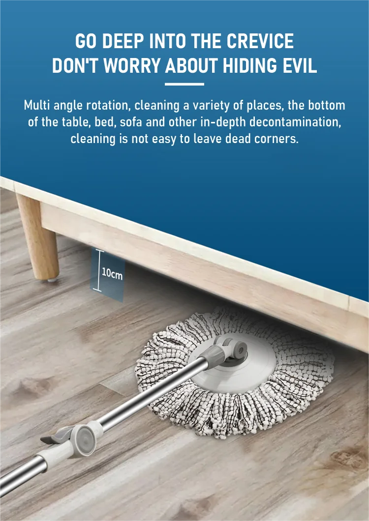 Telescopic Automatic Mop Set with Steel Pole Rectangle Shape| Alibaba.com