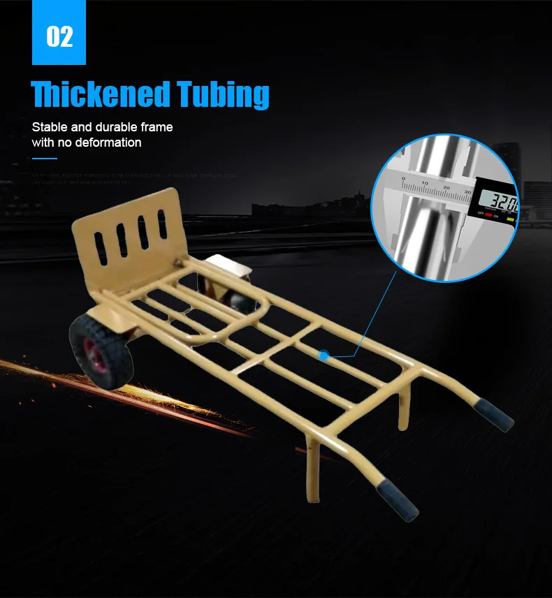 Handtruck 500kgs Platform Folding Hand Truck Platform Handcart 1102lbs ...