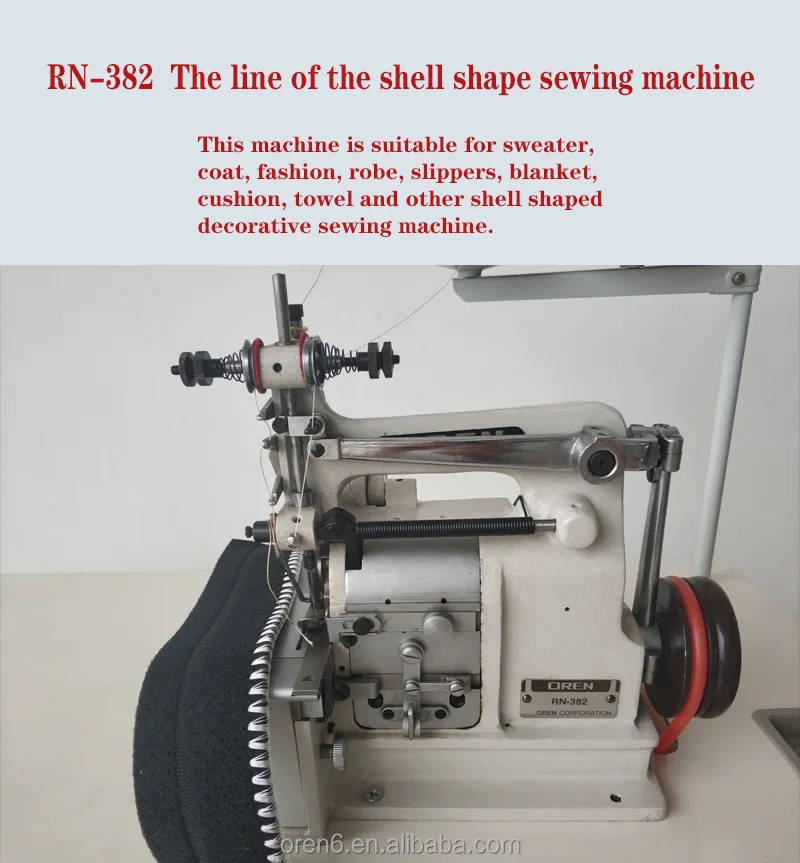 Oren The New Big Shell Sewing Machine Rn-382 - Buy Triangle Shell Shape ...