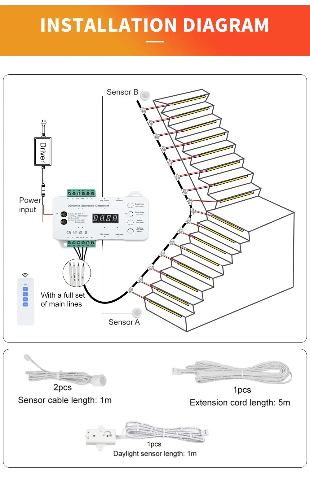 Step-09 Dynamic Stair Lighting Controller With Daylight Sensor And ...