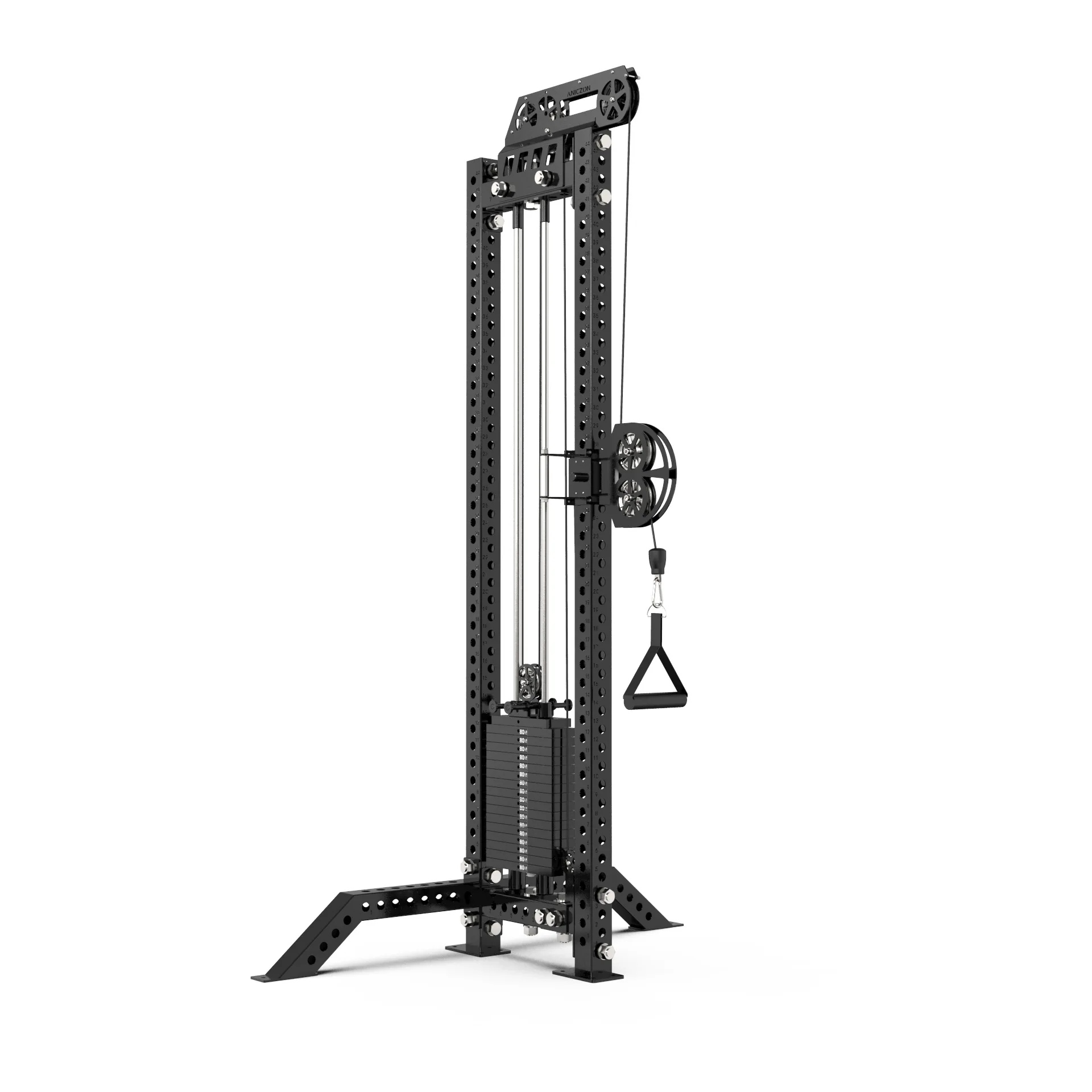 Commercial LAT Pull Down Machine - Multi-Function Single Station Gym ...