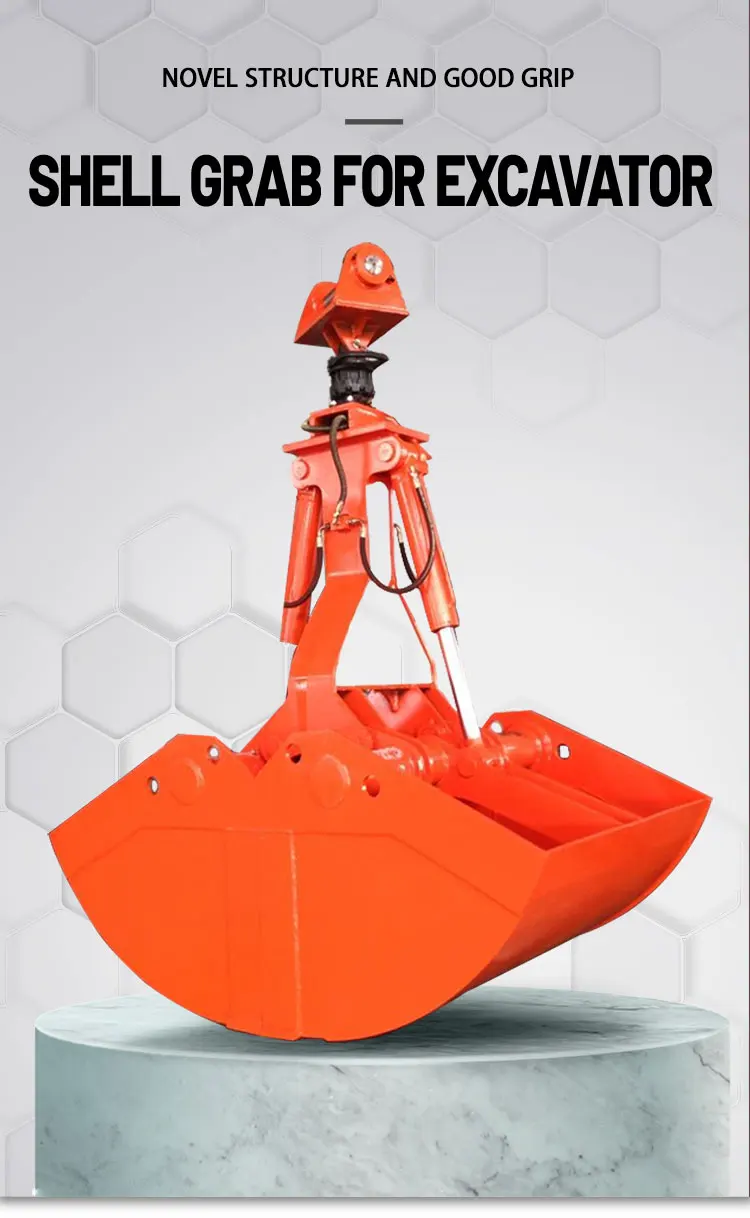 Monde Hydraulic Clamshell Bucket For 10-40t Mini Excavator - Buy ...