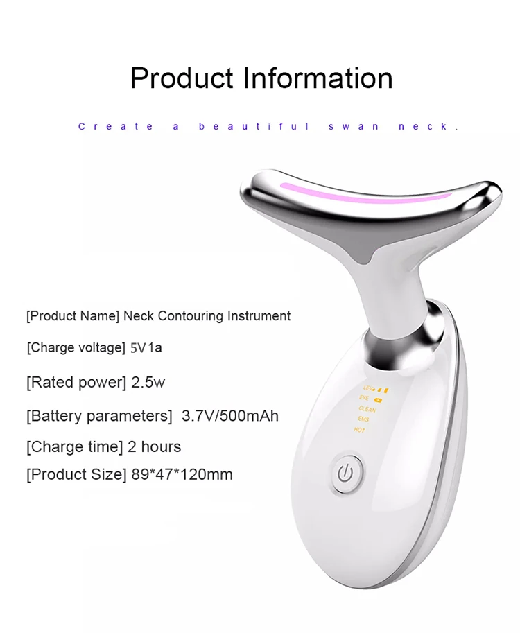 Custom Skin Firming Tightening Led Facial Therapy Massage Tool ...