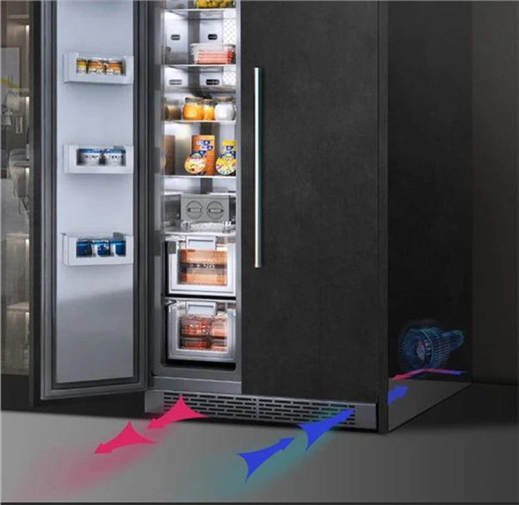 Low Price COMPRESSOR Double Door Fridge Side-by-side Refrigerators Hous ...