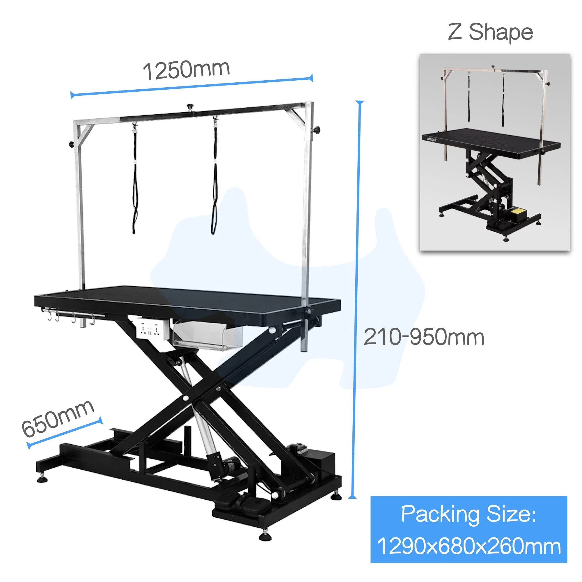 Stainless Steel Foldable Portable Hydraulic Lifting Electric Pet Cat ...