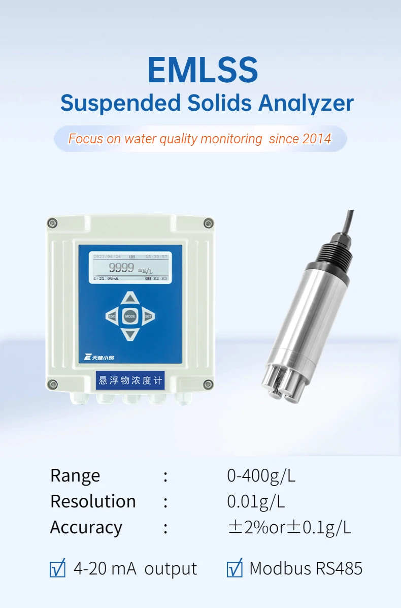 Online Suspended Solids Analyzer Turbidity Meter for Water Quality ...