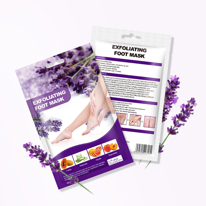 Private Label Oem Footmask Exfoliating Foot Mask Peeling Footcare Korea ...