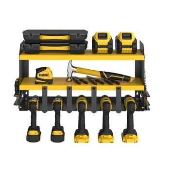 Heavy Duty Steel Drill Storage Rack Wall Mount For Garage,Workshop ...