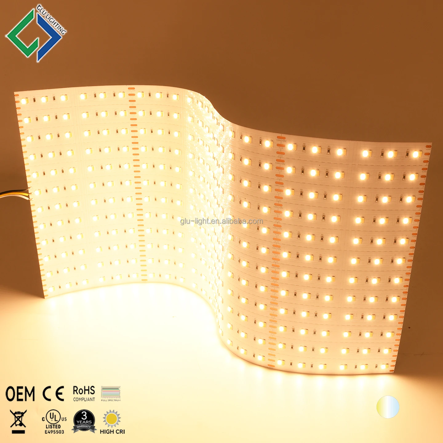 24V 5630 Flexible Led Panel Light Hybrid Cct Bi Color Ra95 High Cri Led ...