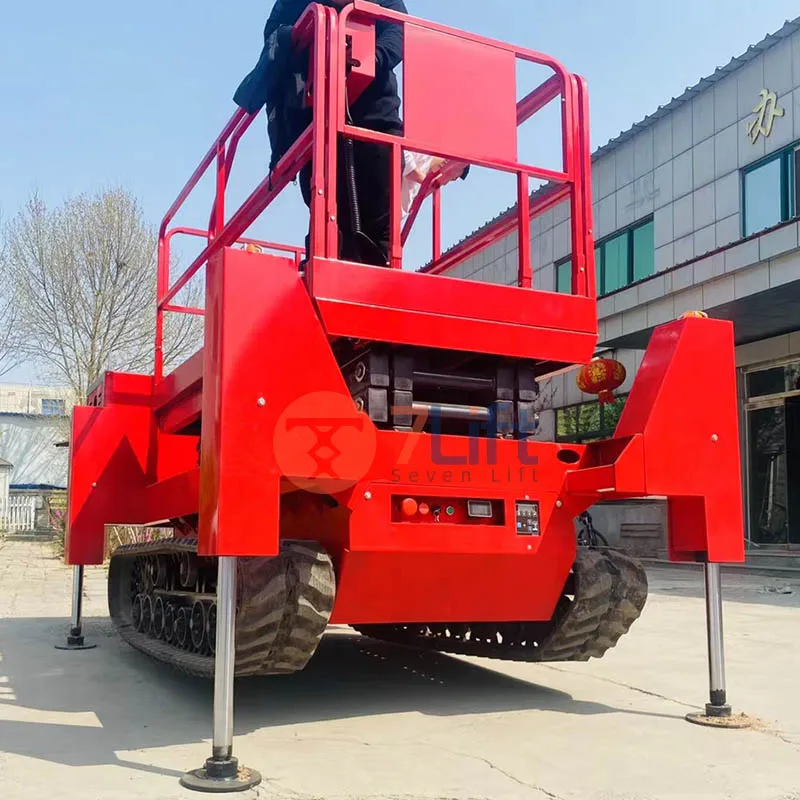 Cheap Diesel Rough Terrain Portable Crawler Aerial Scissor Lift