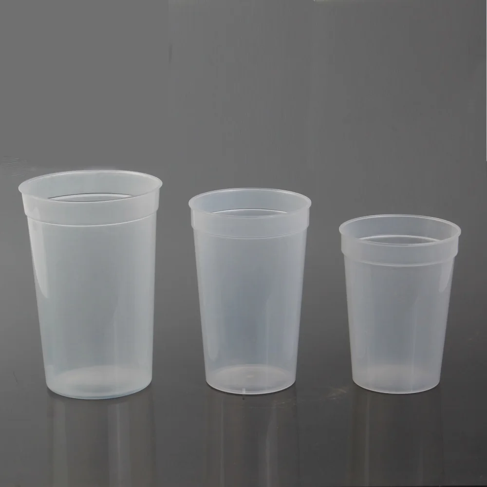 BPA Free 16oz Custom Plastic Cups, Personalized Logo Printed Drinkware ...