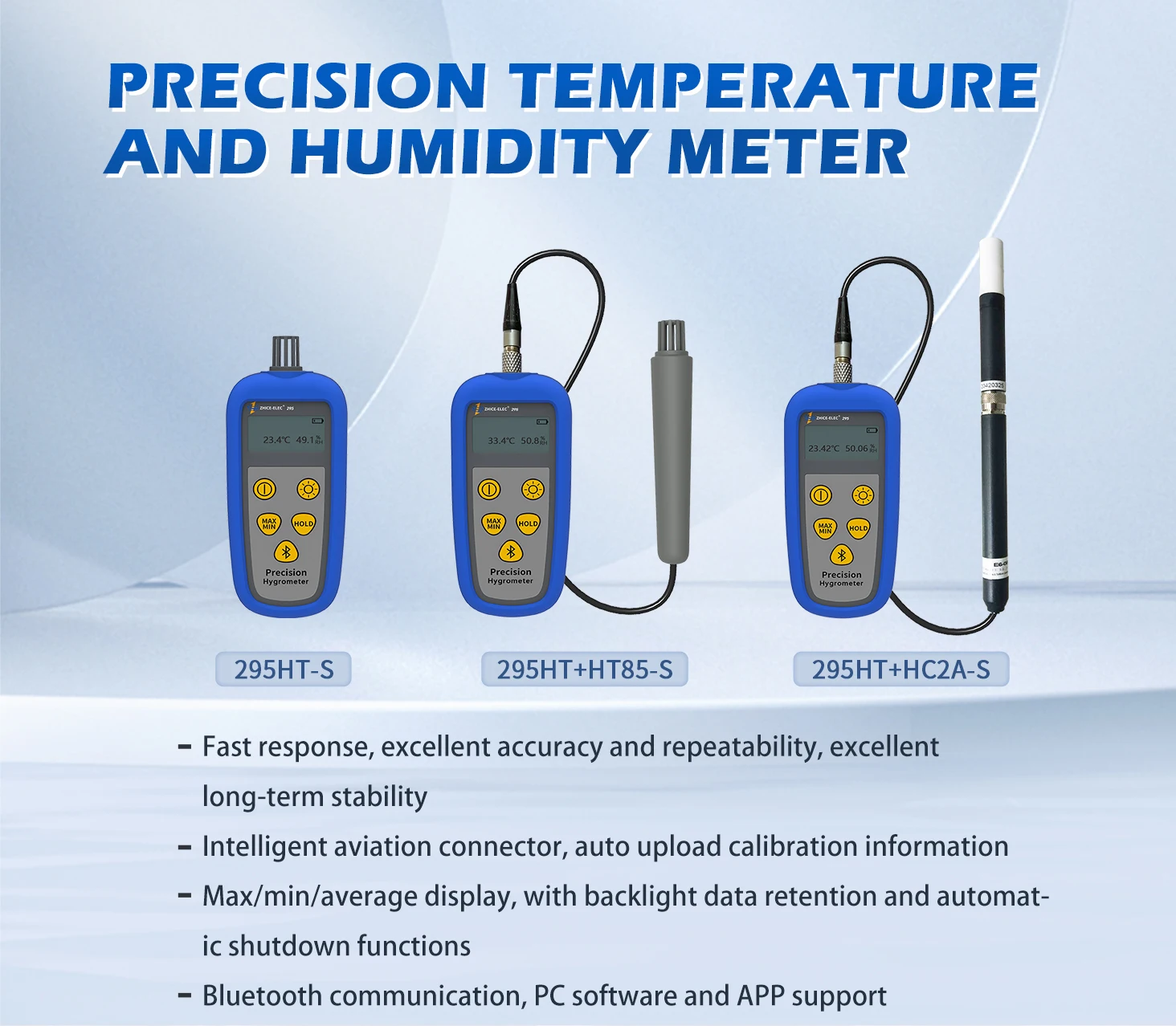 Factory Industrial Grade Portable Handheld LCD Digital Temperature and ...