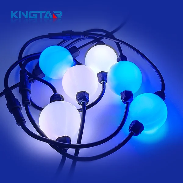 50mm Waterproof Led Rgb Pixel Ball Light Dc12v 24v 1.44w Smd5050 Led ...