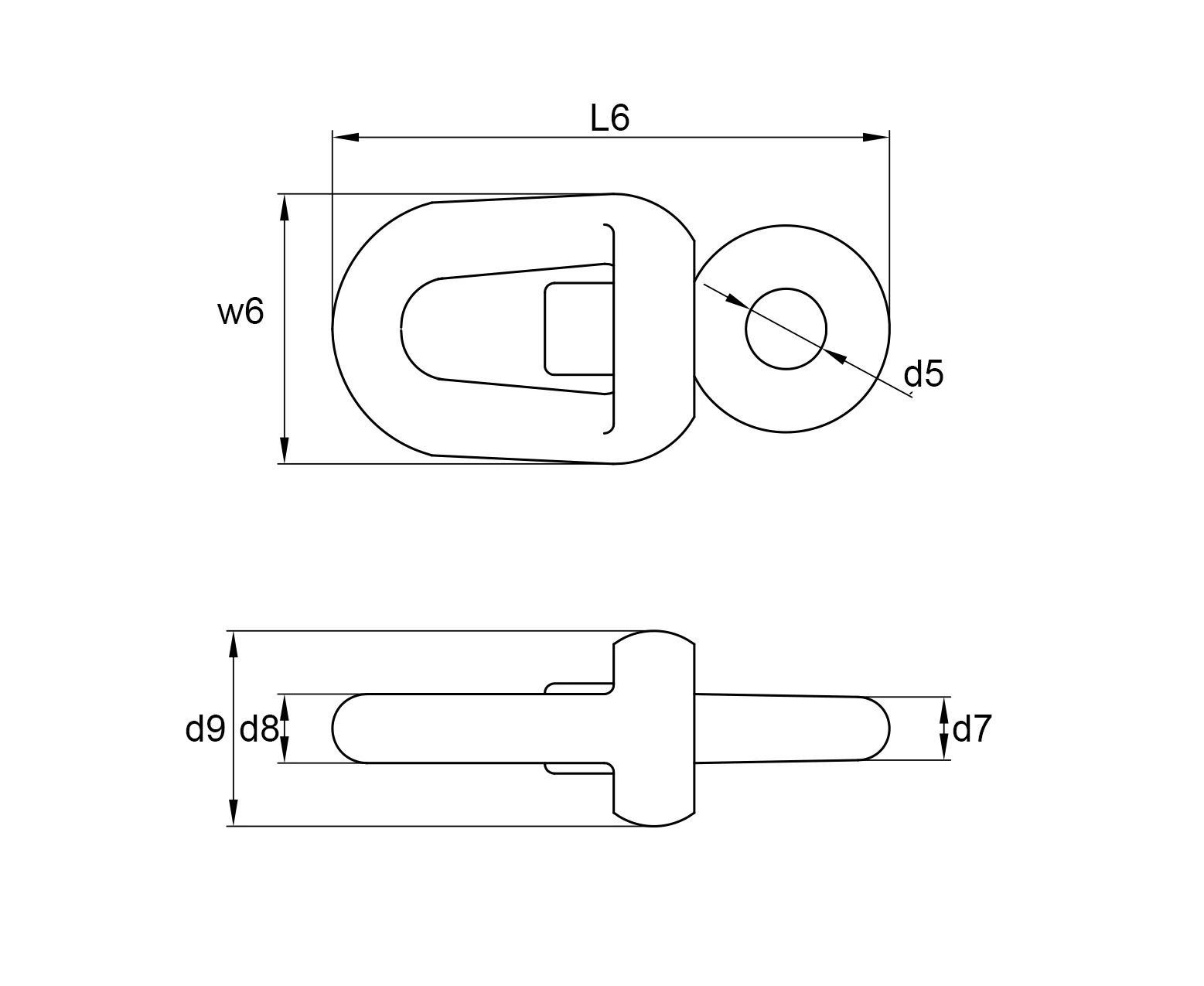 China Manufactured New Steel Ring Swivel Group Anchor Chain Accessories ...