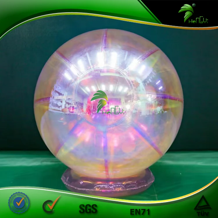 Mega Inflatable Iridescent Mirror Ball Outdoor Advertising Inflatable ...