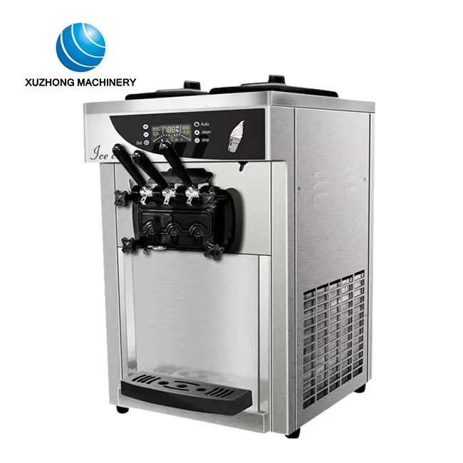 Table Top Soft Serve Ice Cream Machine Icecream Maker Icecream Machine ...