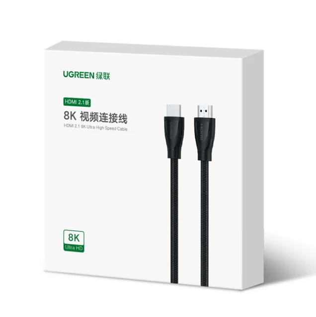 Ugreen 8k Hd-mi Cable Future Technology-8k@60hz Hd-mi Cable 2.1 6.6ft ...