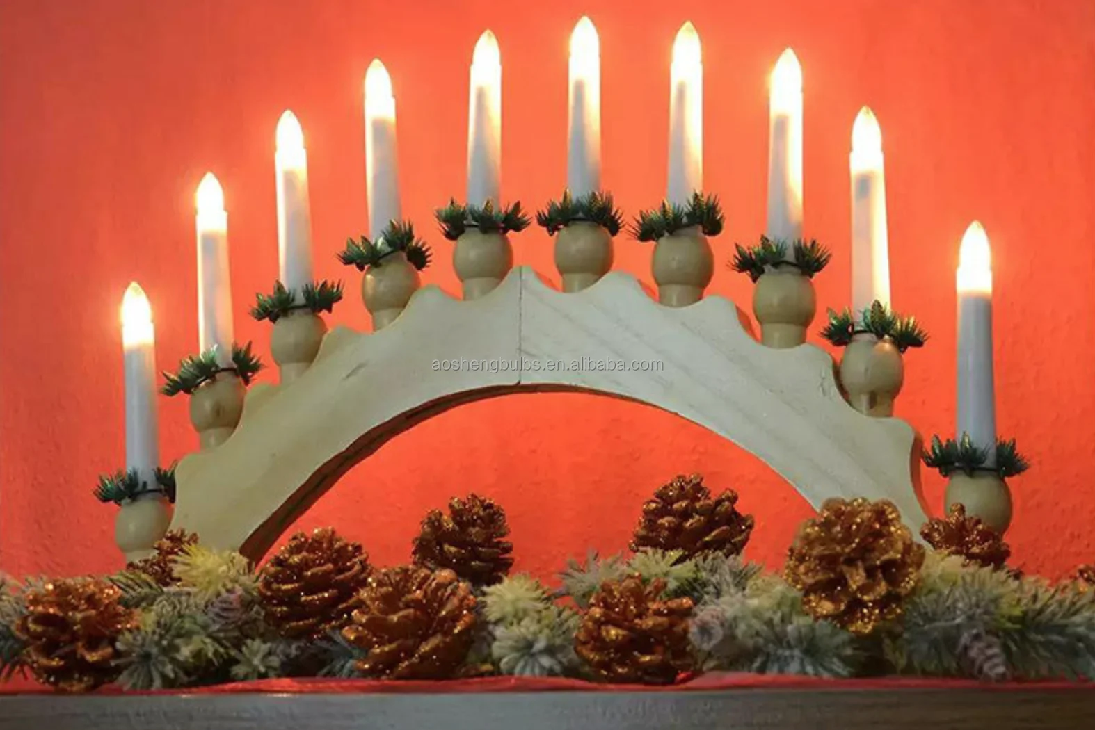 H-21 C6 LED Christmas Light Bulb C6 LED Candle Light Bulb C6 LED Bridge ...