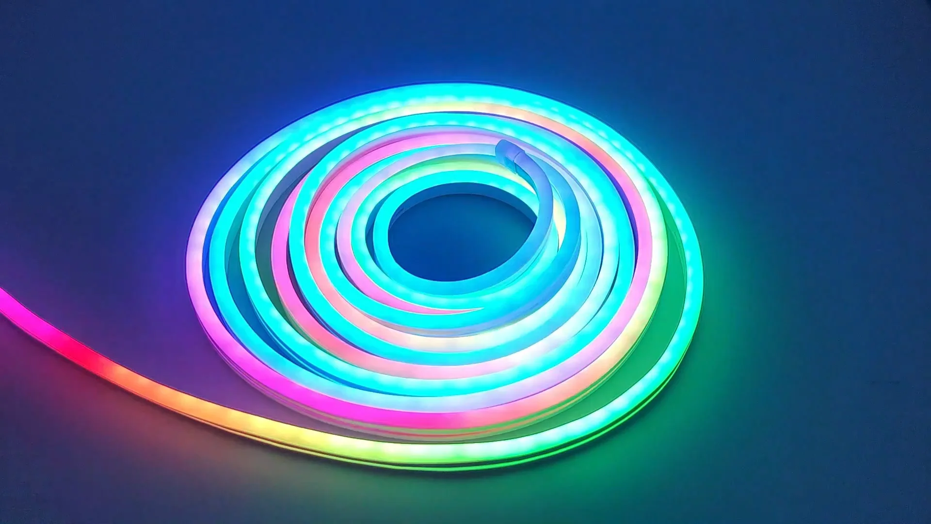 Neon Sign Light Rgb Full Color 5v 12v 24v 220v Magic Color Silicone ...
