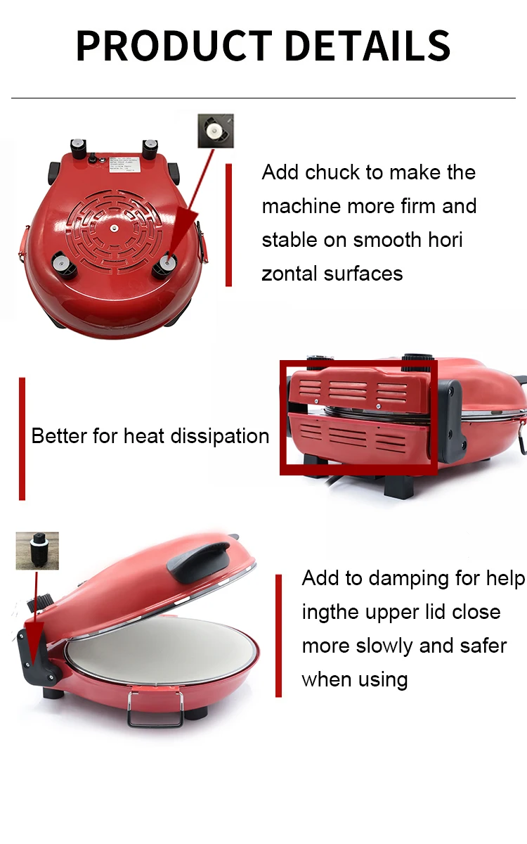 Built-in Ovens Electric Pizza Oven Pizza Maker With 30 Minutes Timer ...