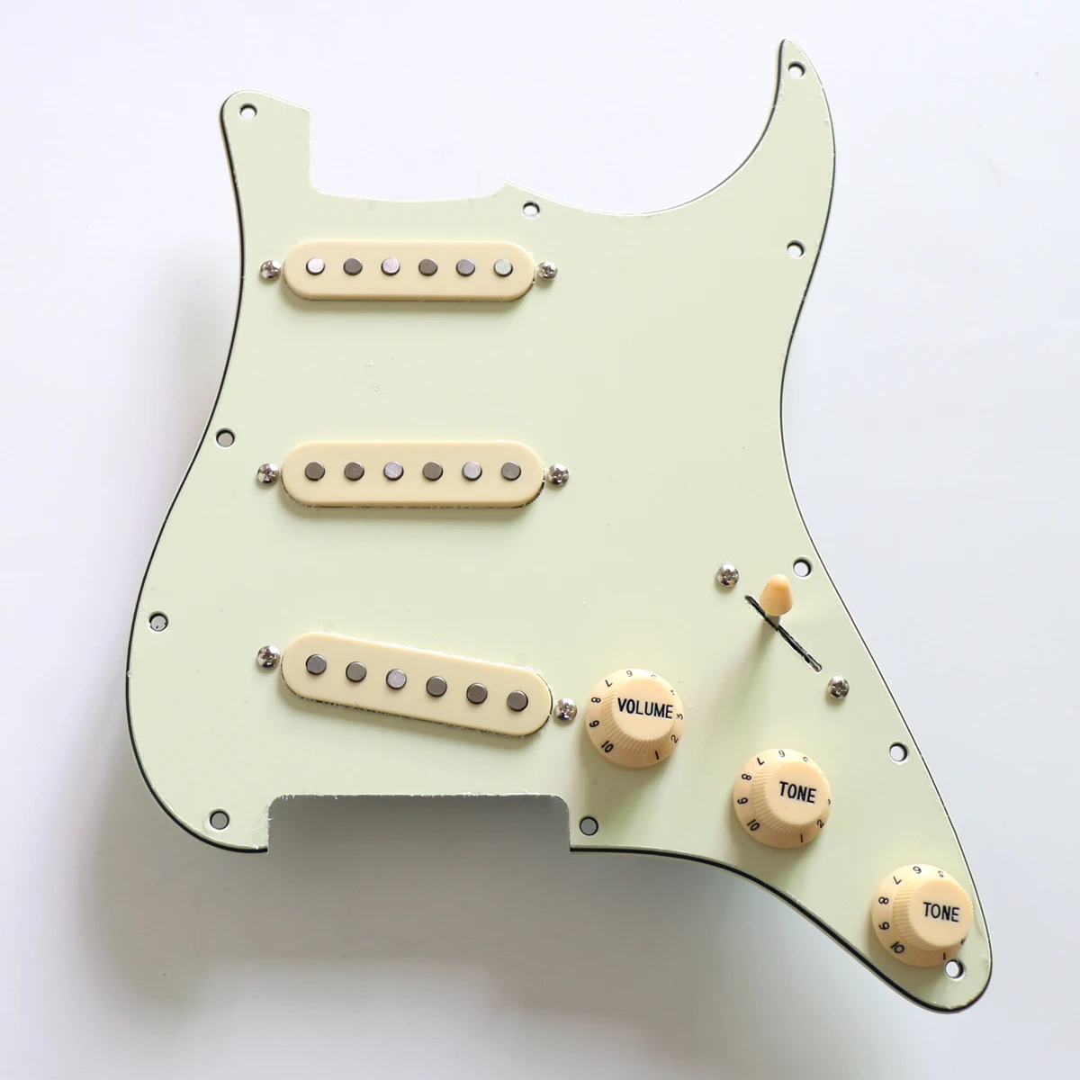 Flatwork Alnico Pickup DS55 Prewired Mint Green ST Guitar Pickguard