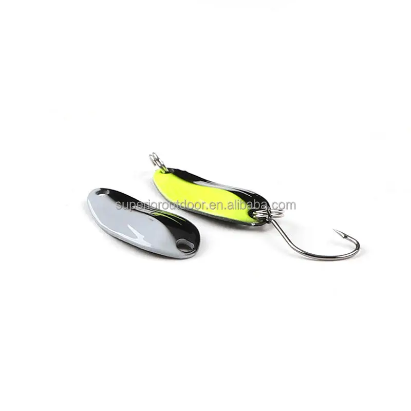 SUPERIORFISHING Mini Spoon Lure 33mm 2.2g Metal Spoon Bait Trout Lure ...