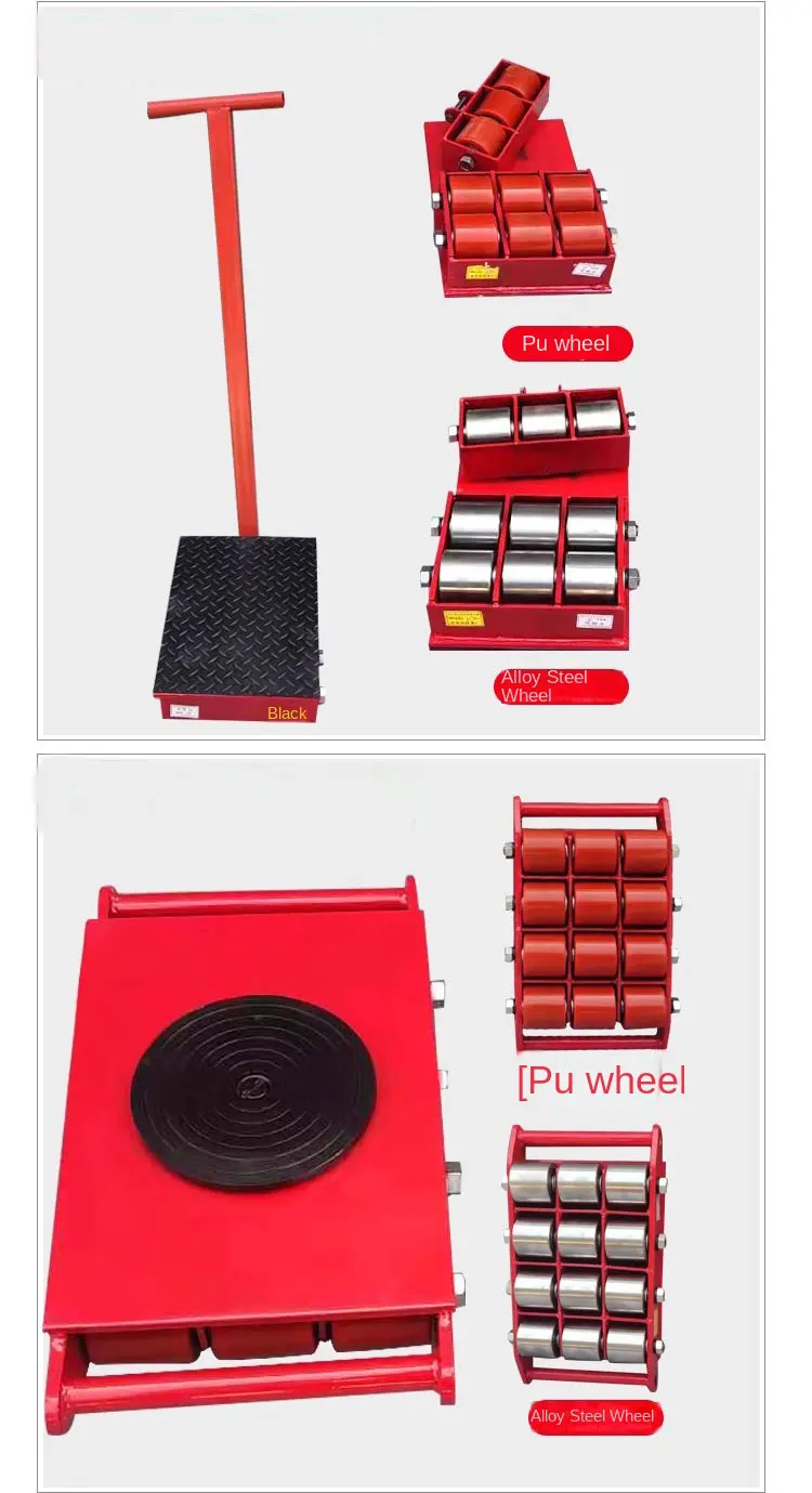 Moving Rollers Skate Kits Cargo Tank 6 Ton 100 Ton Cargo Trolley - Buy ...