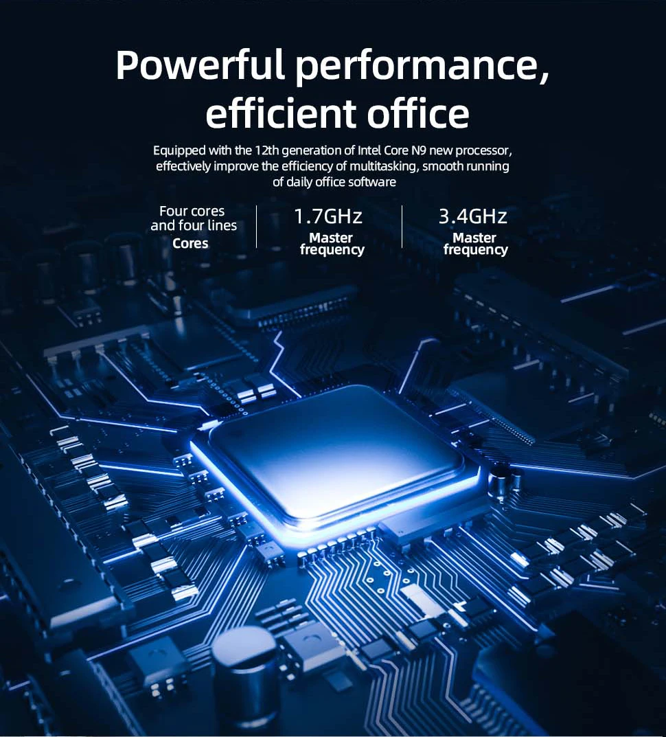 SOYEER Intel 12th Gen N95 N100 CPU WIN11 PRO GK3PLUS