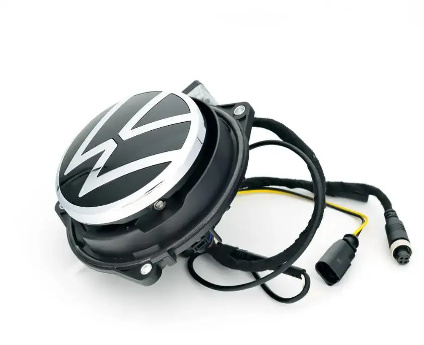 For Vw Badge Logo Smart Flip Car Rear View Reversing Camera For Vw Golf ...