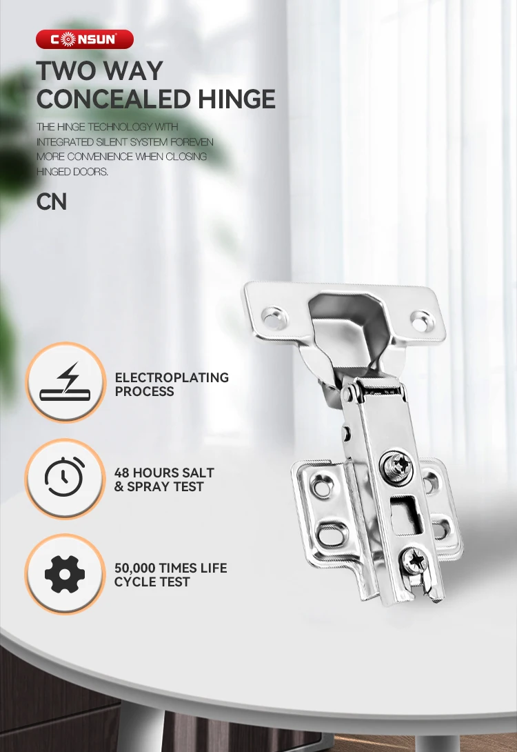 Concealed Hinge - 35mm Cup for Kitchen Cabinet & Furniture