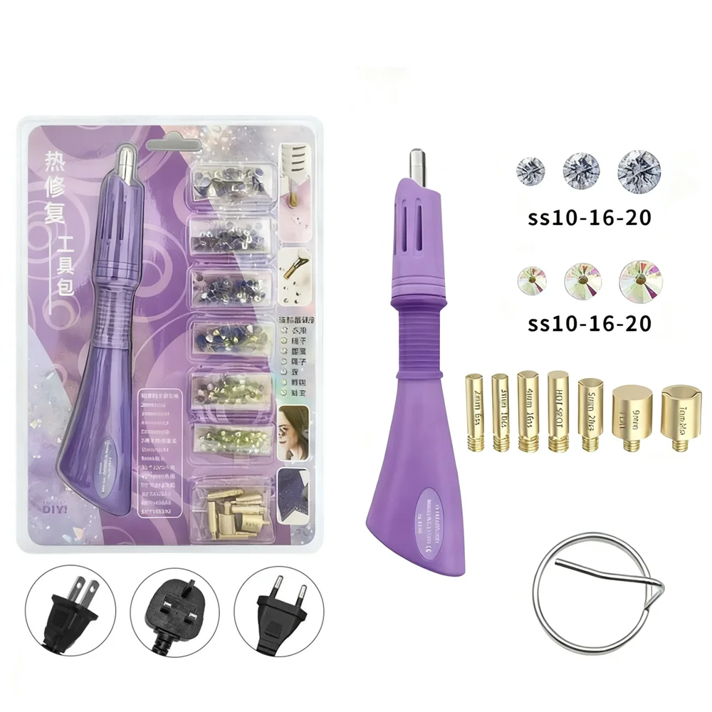 Hotfix Rhinestone Applicator 7 in 1 Hot Fix Rhinestone Applicator Wand ...