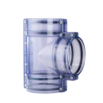 Ansi Standard 2 Inch 3 Inch 4 Inch 6 Inch Two Pieces Plastic Clear Pvc ...