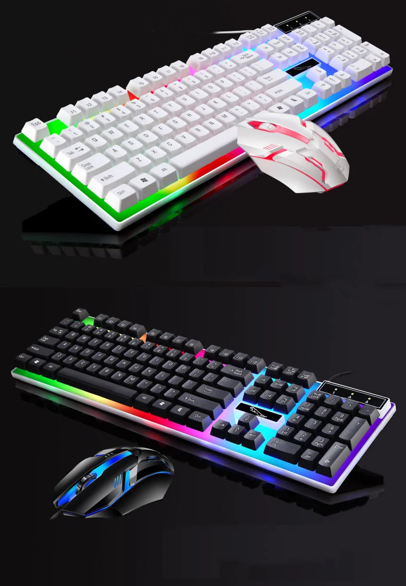 G21B Professionals LED Wired Gaming Keyboard & Mouse Combo