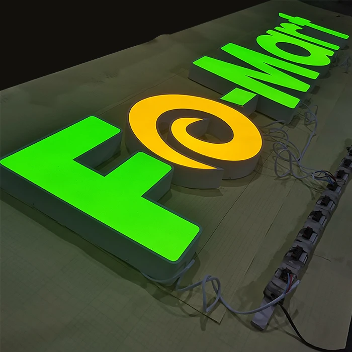 Chinese Manufacture 3D Luminous Characters Signage Professional Led ...