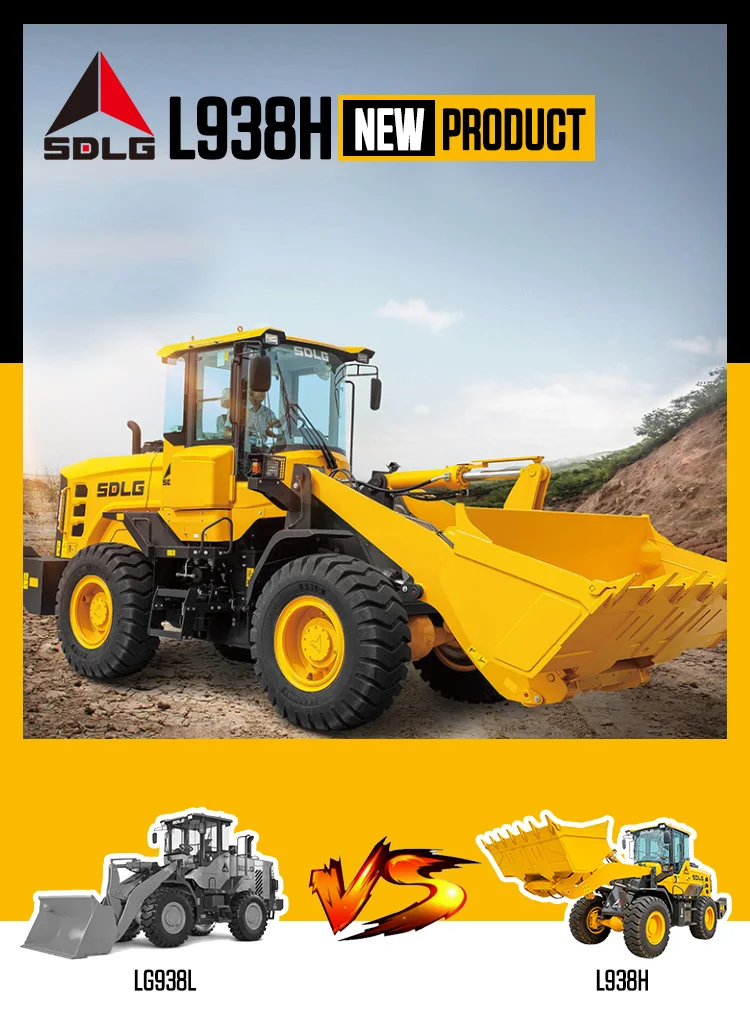 Sdlg L938h New Design Compact Mini Wheel Loader 3 Ton 3t Hydraulic ...