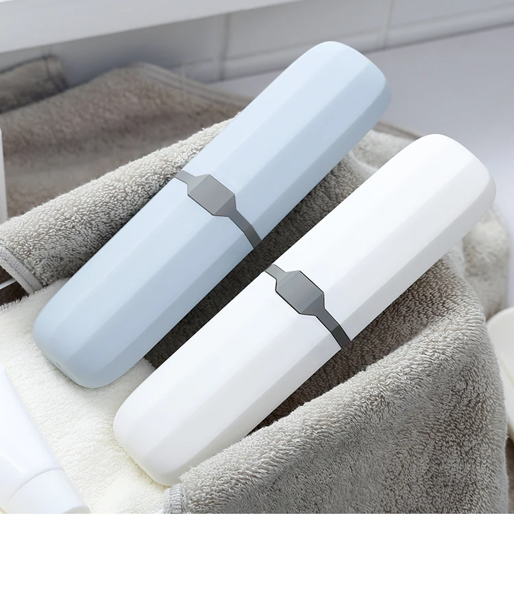 Hot Sale Portable Transparent Plastic Toothbrush Case