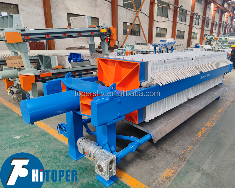 Zinc Mine Sludge Dewatering Diaphragm Plate Compress Filter Press - Buy ...